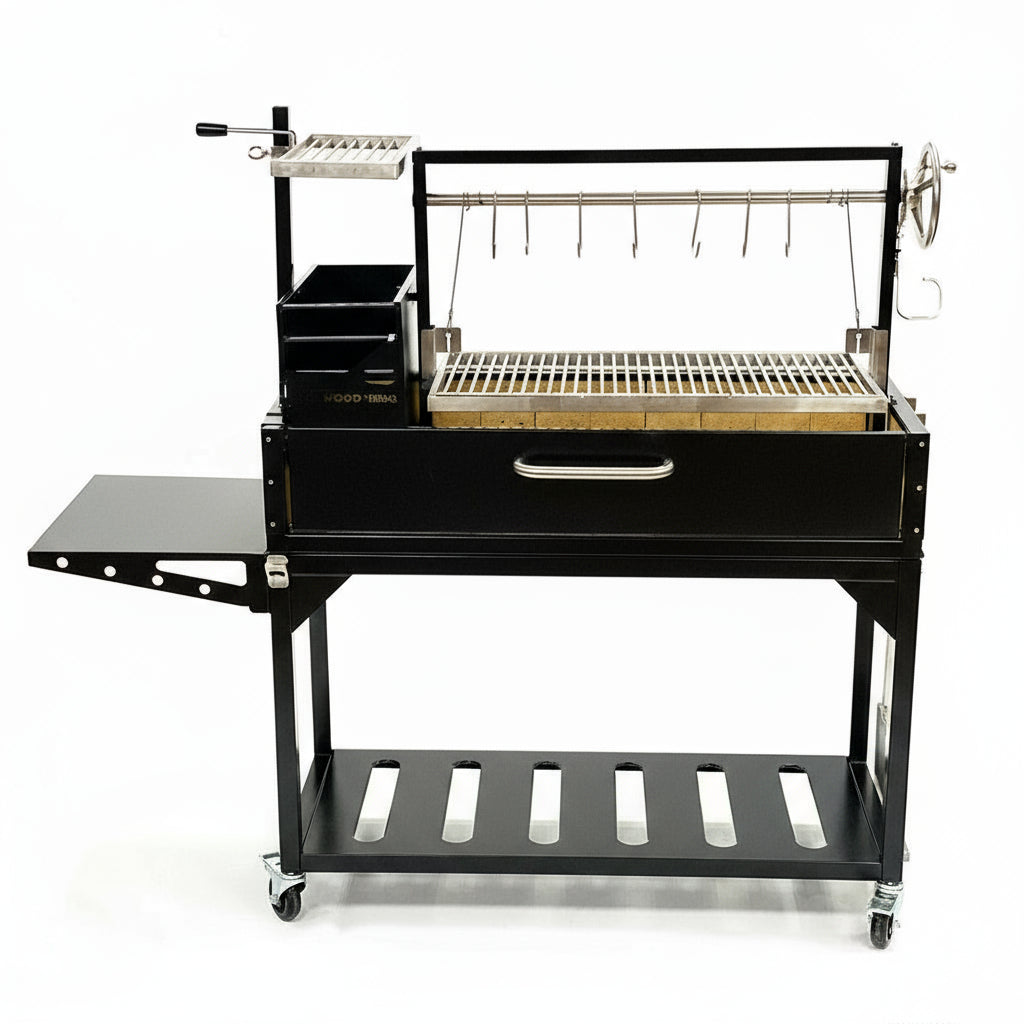 BBQ03SI Argentine Santa Maria Charcoal & Woodfired Parrilla Grill ...